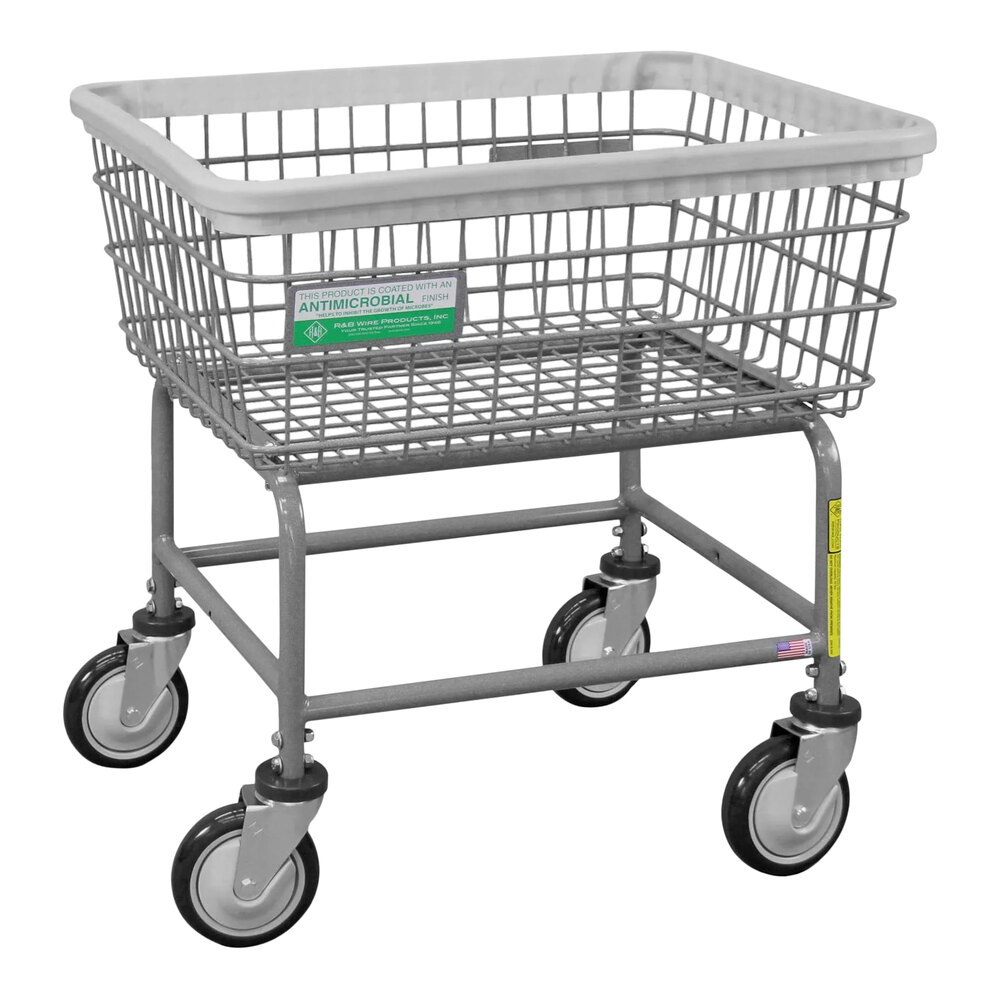 R&B Wire Products, Inc. 2.5 Bushel Standard Antimicrobial Wire Laundry ...