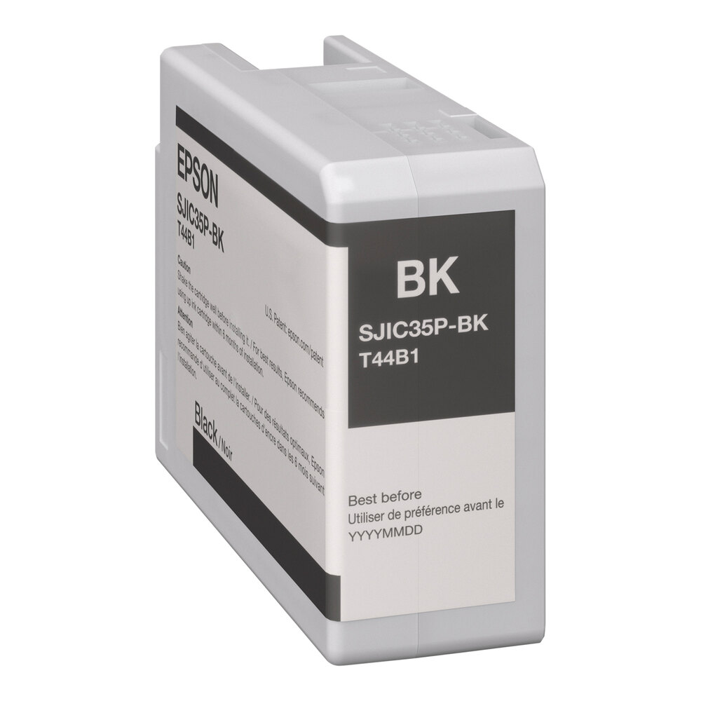 Epson C13T44B120 Gloss Black Ink Cartridge for ColorWorks CW-6000 and ...