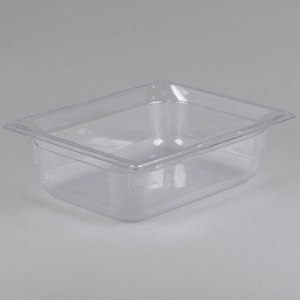 Vollrath 8024410 Super Pan® 1/2 Size Clear Polycarbonate Food Pan - 4" Deep
