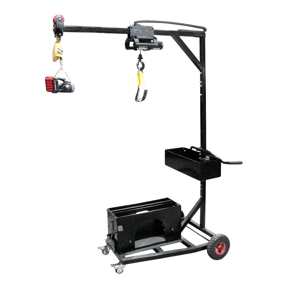 Lavex Mobile Strapping Dispenser with Tool Mast and Lifter Device EP-3560