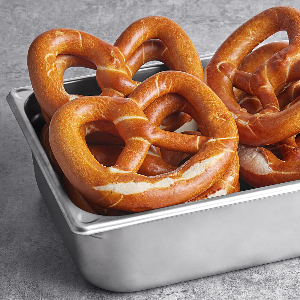 Ditsch Authentic German Soft Pretzel with Salt Packet 6 oz. - 24/Case