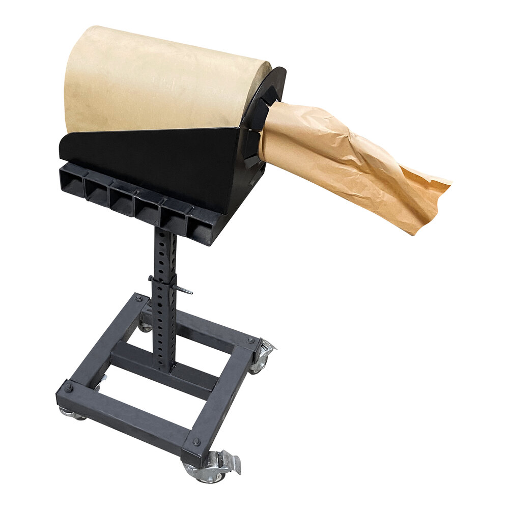Lavex Steel Mobile Center Pull Kraft Paper Dispenser EP-5957-RS