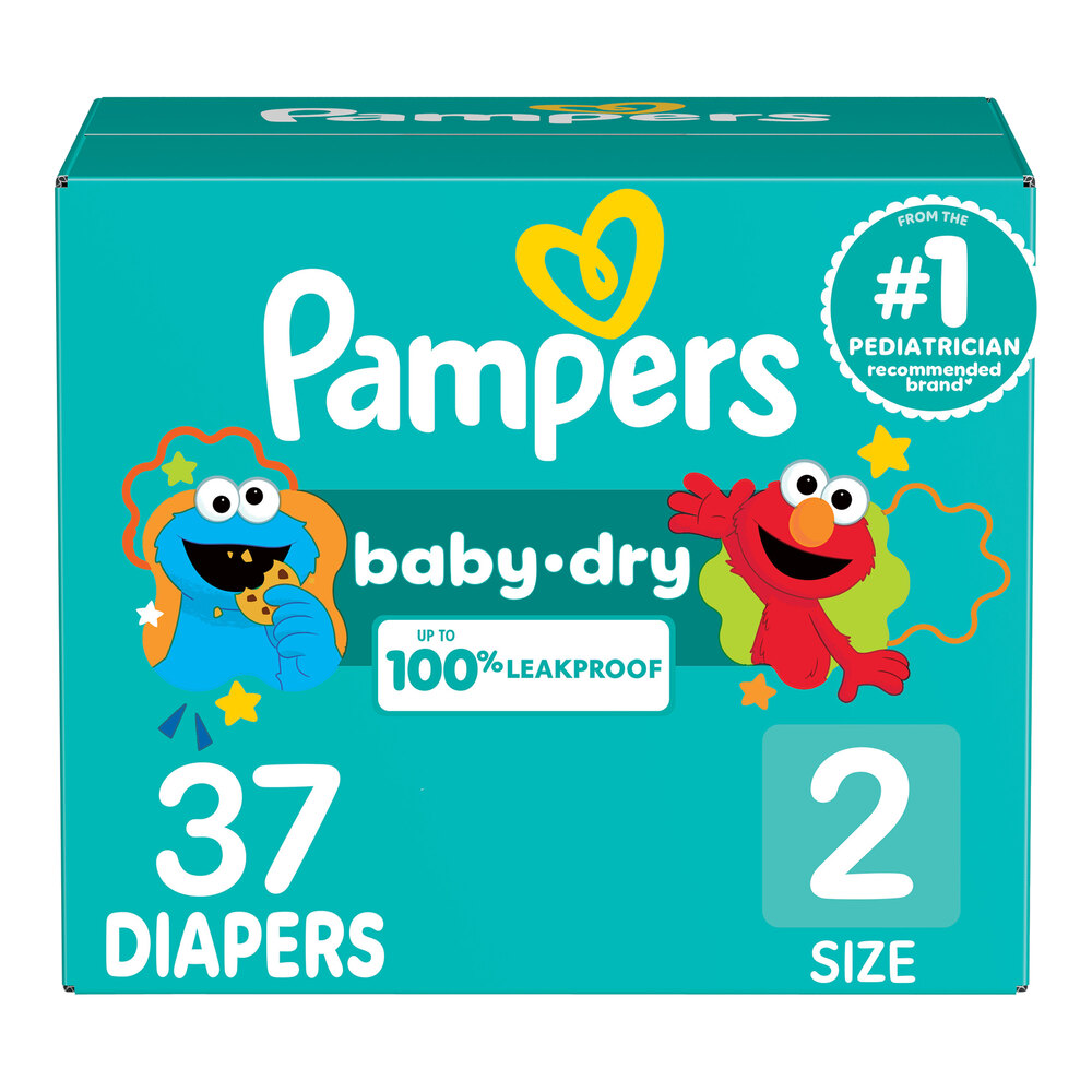 Pampers Baby-Dry Size 2 Baby Diapers - 148/Case