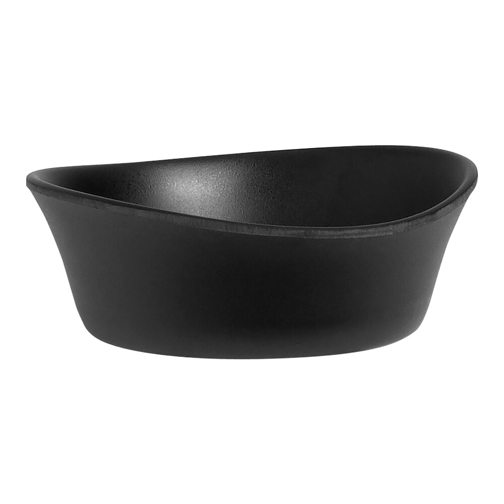 Delfin Marisol from Steelite International 16 oz. Black Melamine ...