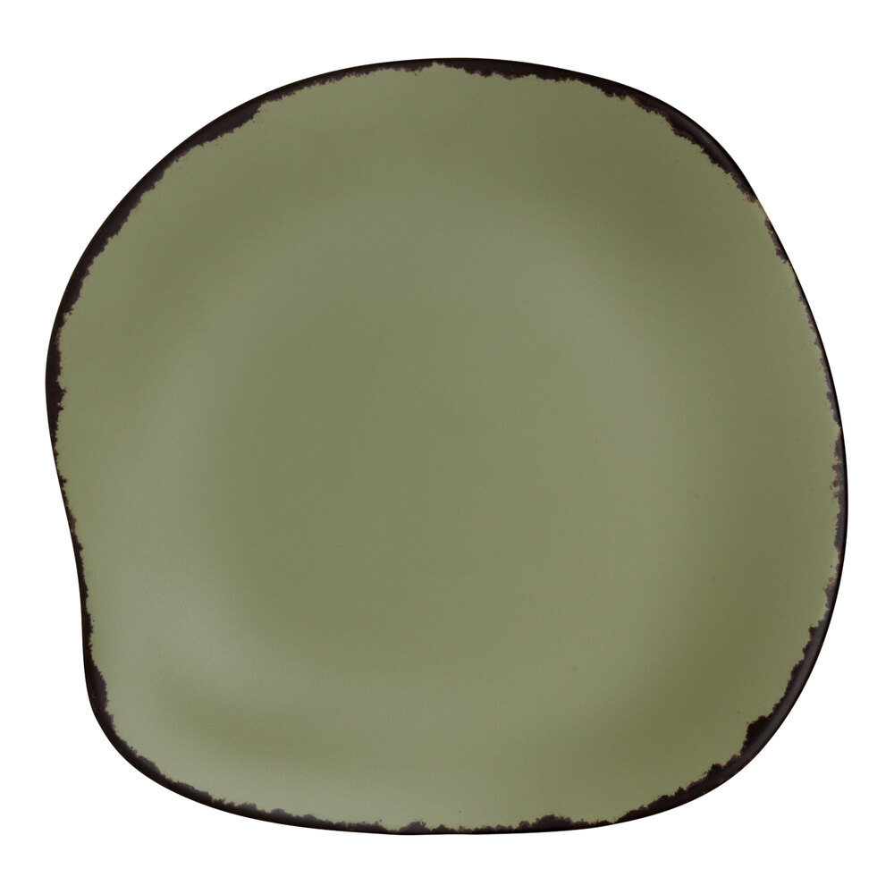 Delfin Marisol Rustic from Steelite International 7 1/4" Sage Melamine ...