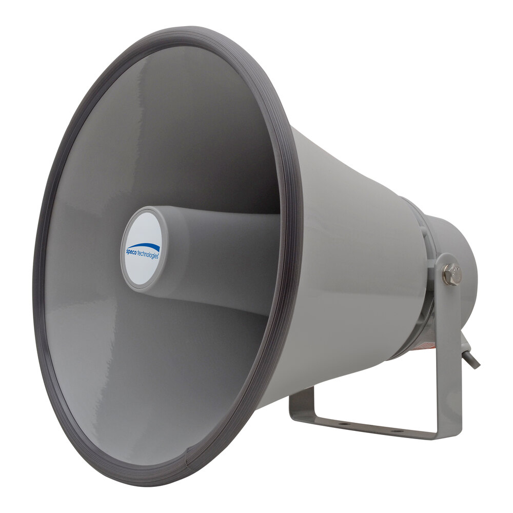 Speco Technologies Contractor Series 10 1/2" Gray Outdoor PA Horn ...