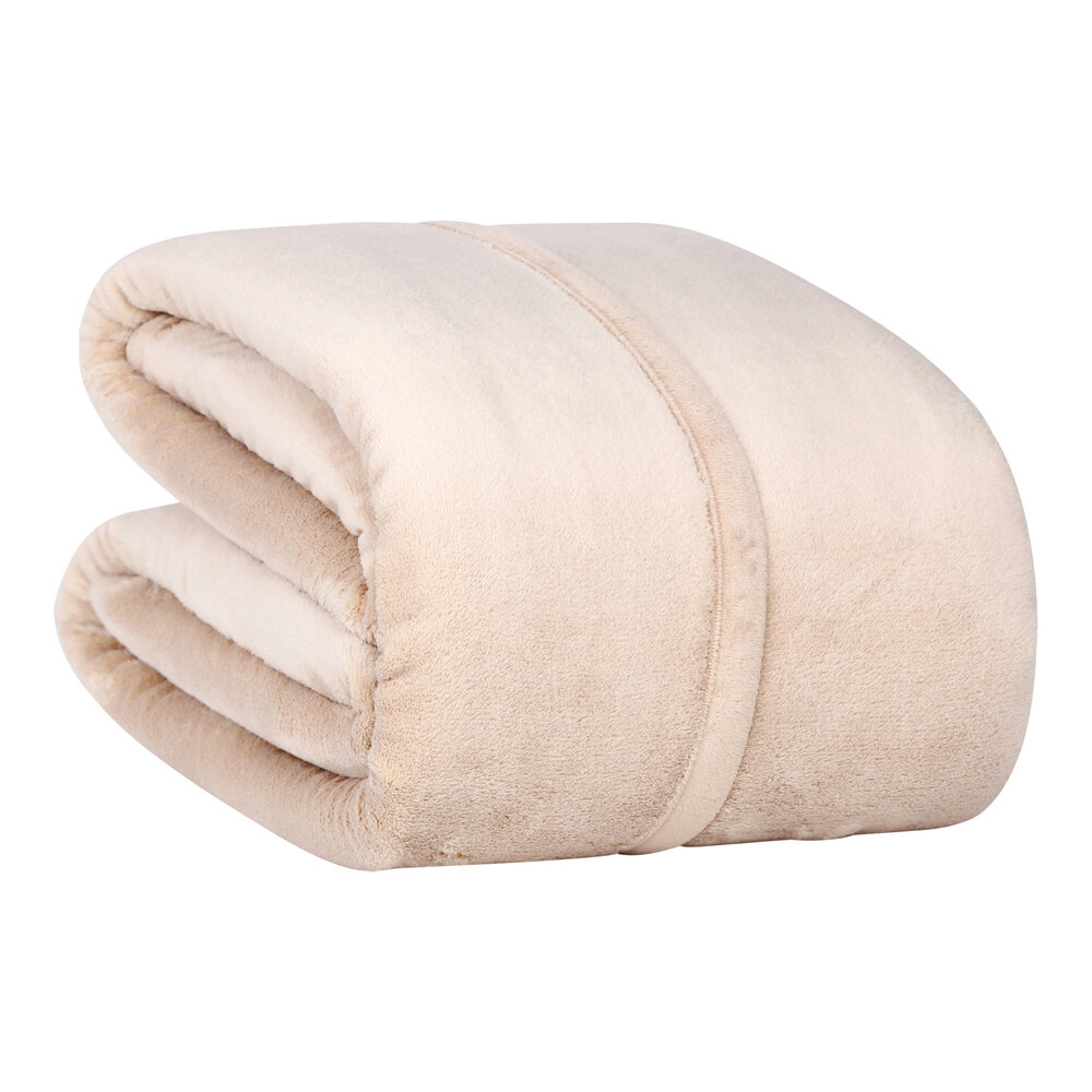 Berkshire Hospitality Serasoft+ Linen 100% Polyester Blanket - 4/Case