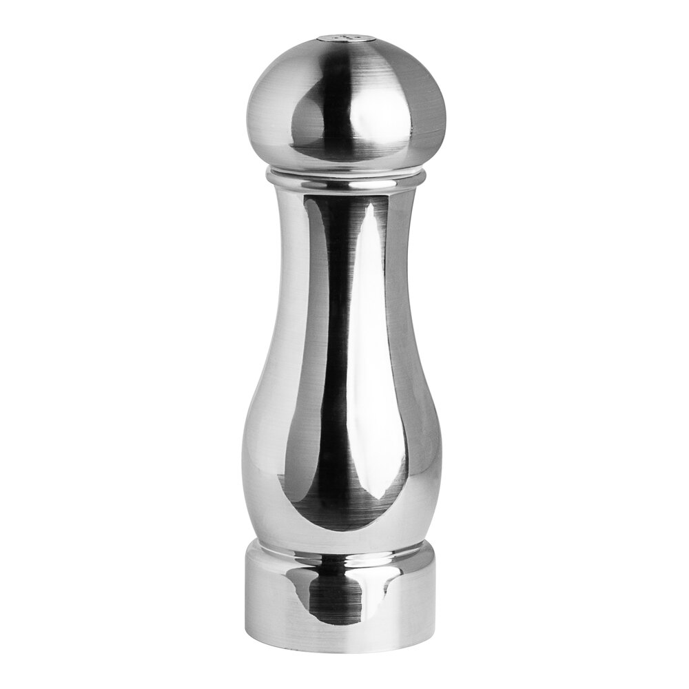 Trudeau by Steelite International 7 1/2" Stainless Steel Salt Shaker