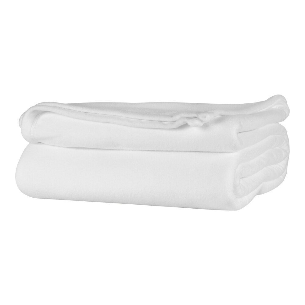 Berkshire Hospitality Microloft White 100% Polyester Microfleece ...