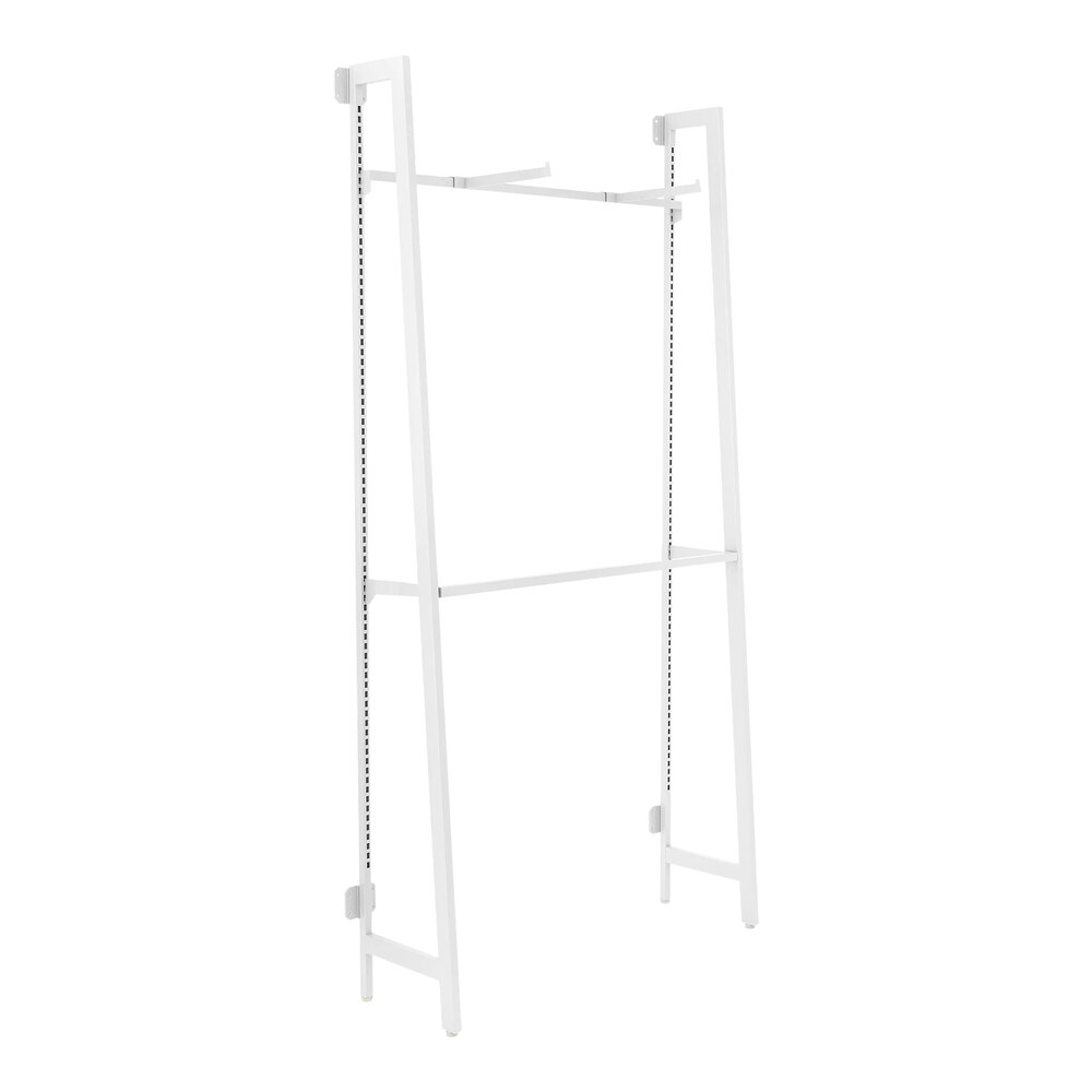 Econoco Aspect 15" x 48" Gloss White Wall-Mount A-Frame Outrigger Kit ...