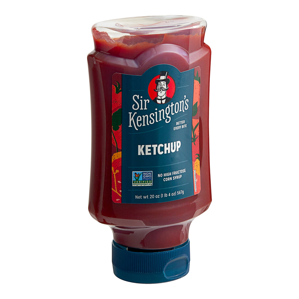 Sir Kensington's Classic Ketchup Squeeze Bottle 20 oz. - 12/Case