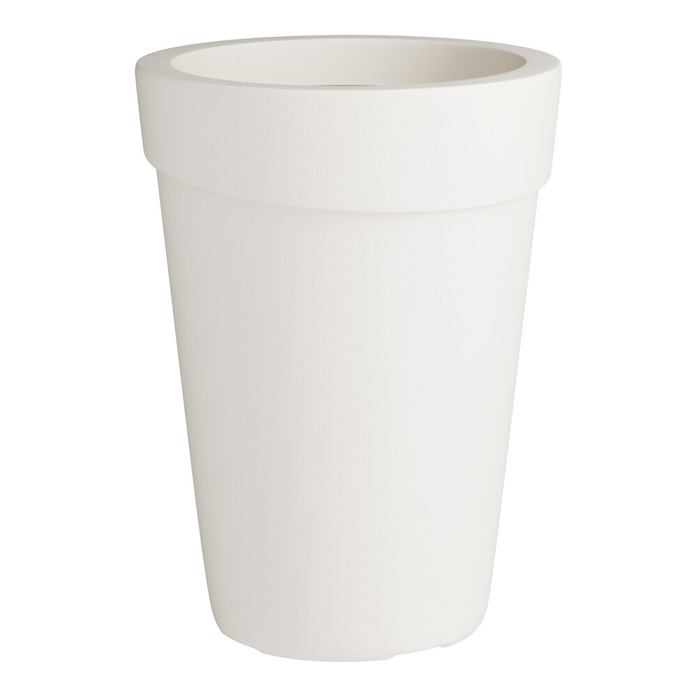 Lancaster Table & Seating Cole 21 5/8" x 27 1/2" White Indoor / Outdoor ...