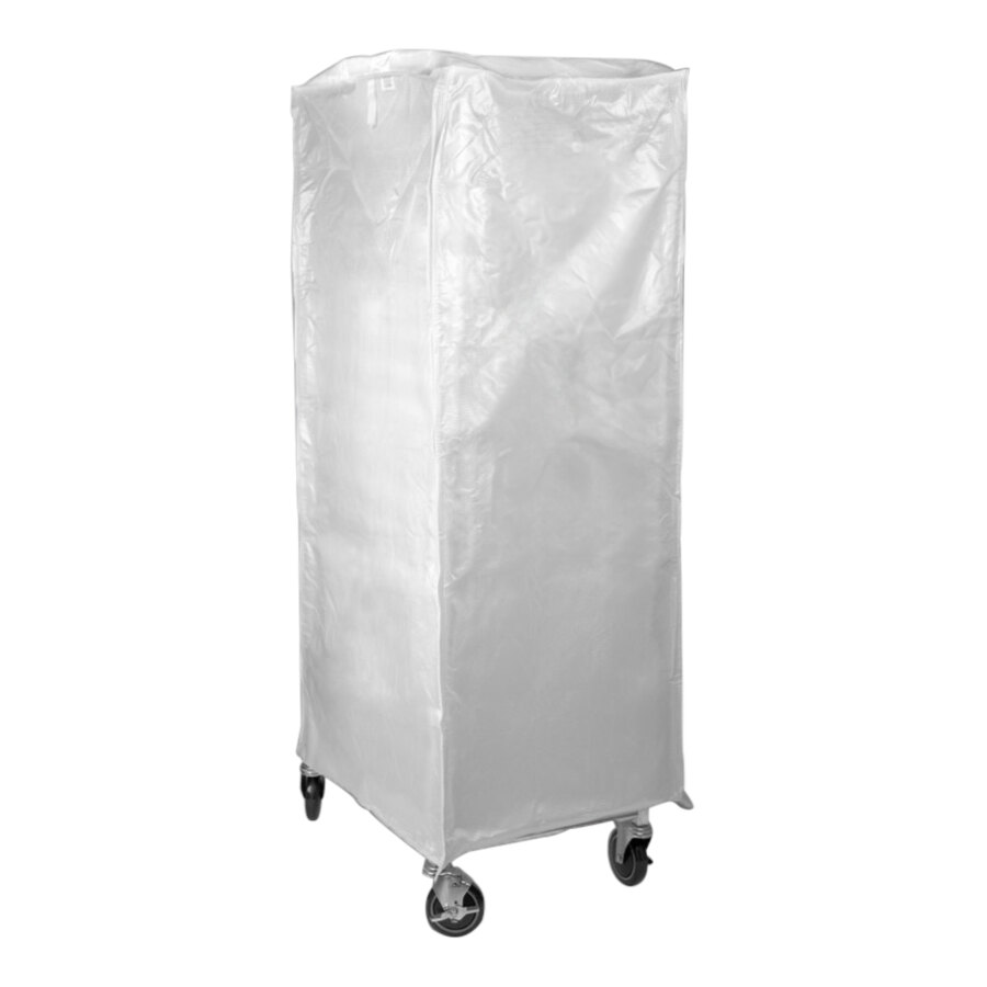 Curtron Protecto 23" x 28" x 62" Translucent White Bun / Sheet Pan Rack ...