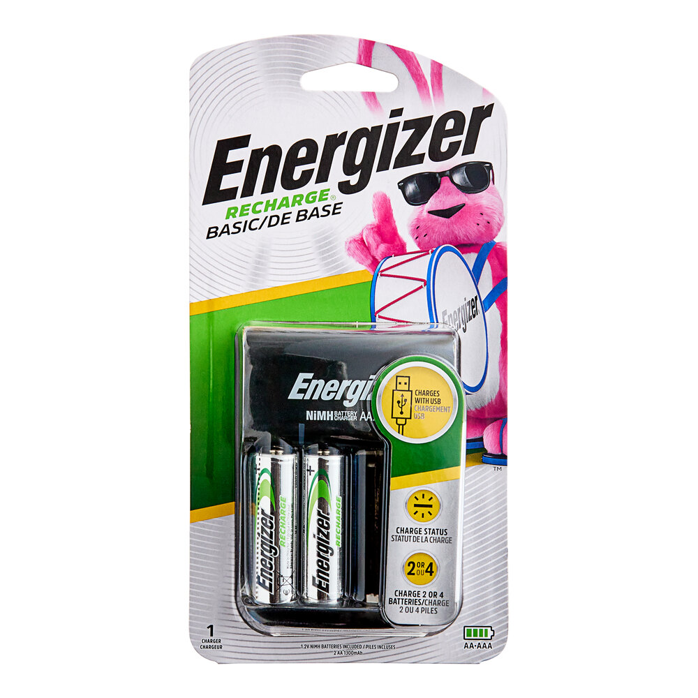 Energizer Recharge Basic NiMH Battery Charger for AA and AAA Batteries ...