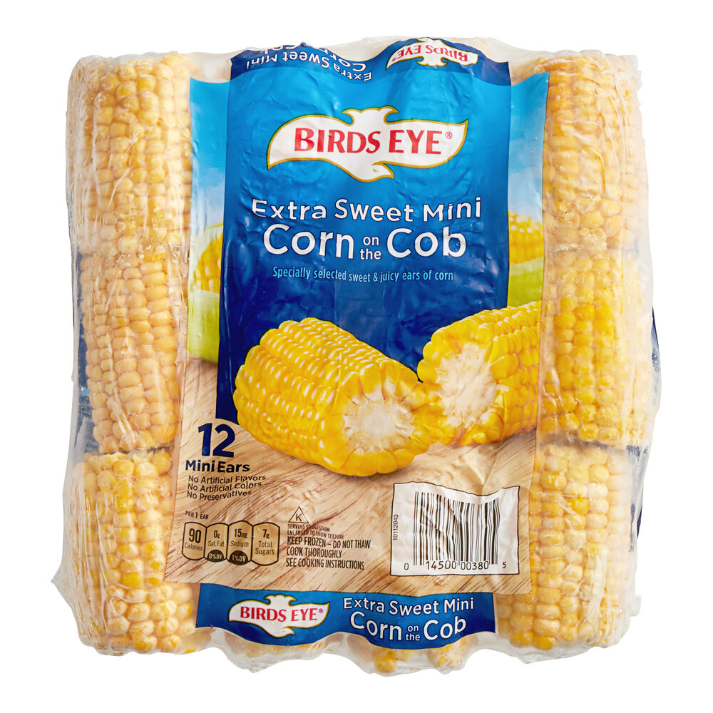 Birds Eye Mini Corn on the Cob - 96/Case