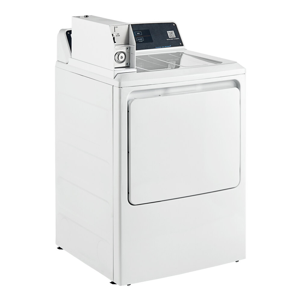 GE VTD56GASVWBCOIN 7.4 cu. ft. Front Load Gas-Powered Commercial Dryer ...