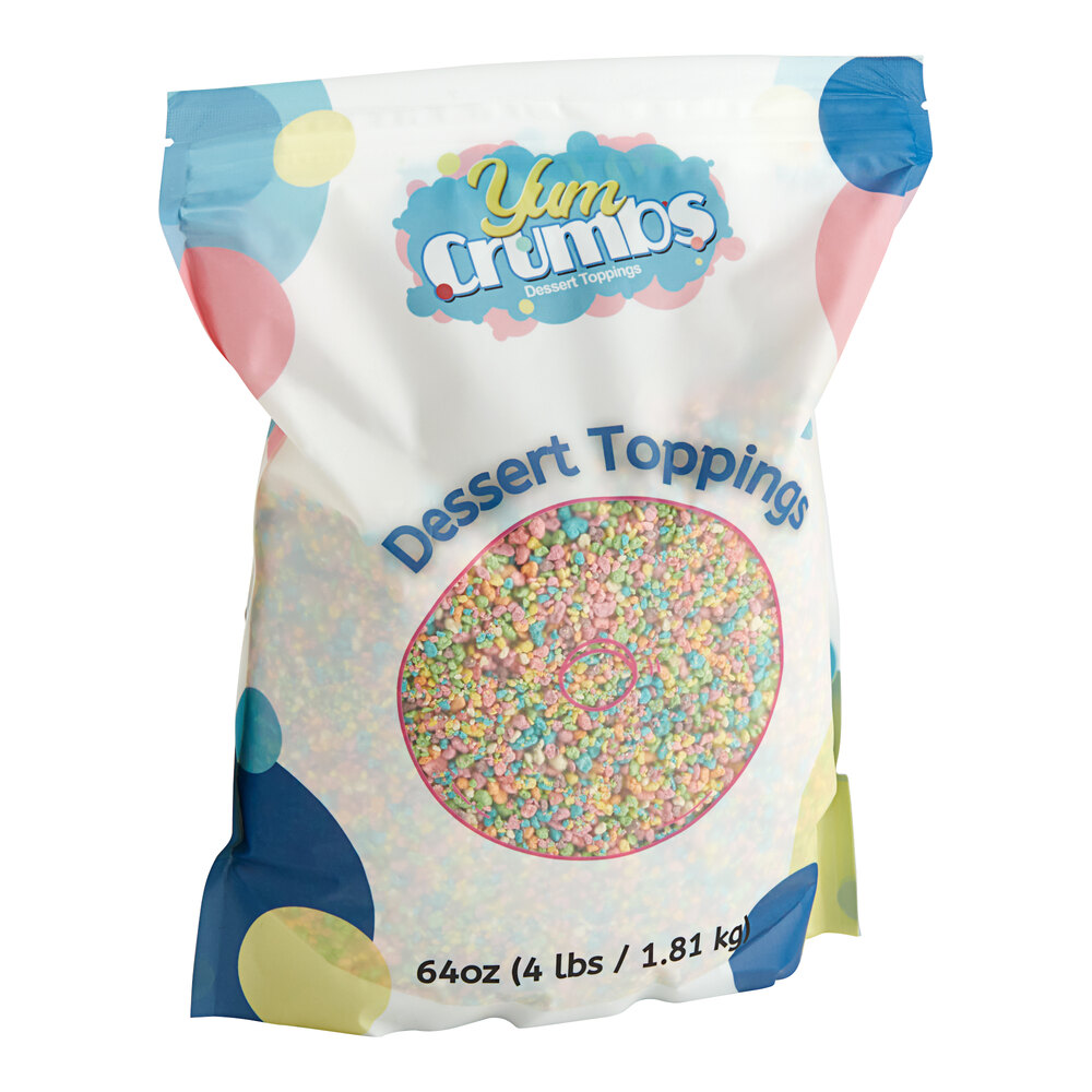 Yum Crumbs Rainbow Fruit Crumb Topping 4 lb.