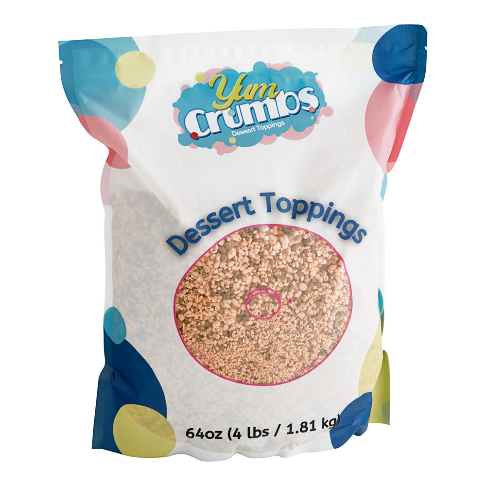 Yum Crumbs Chocolate Peanut Butter Crumb Topping 4 lb.