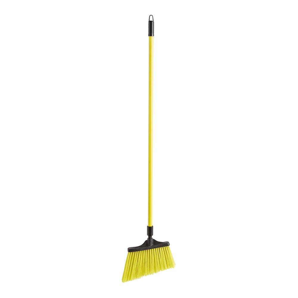 O-Cedar Commercial MaxiSweep 91355-12 13" Yellow Angle Broom with ...