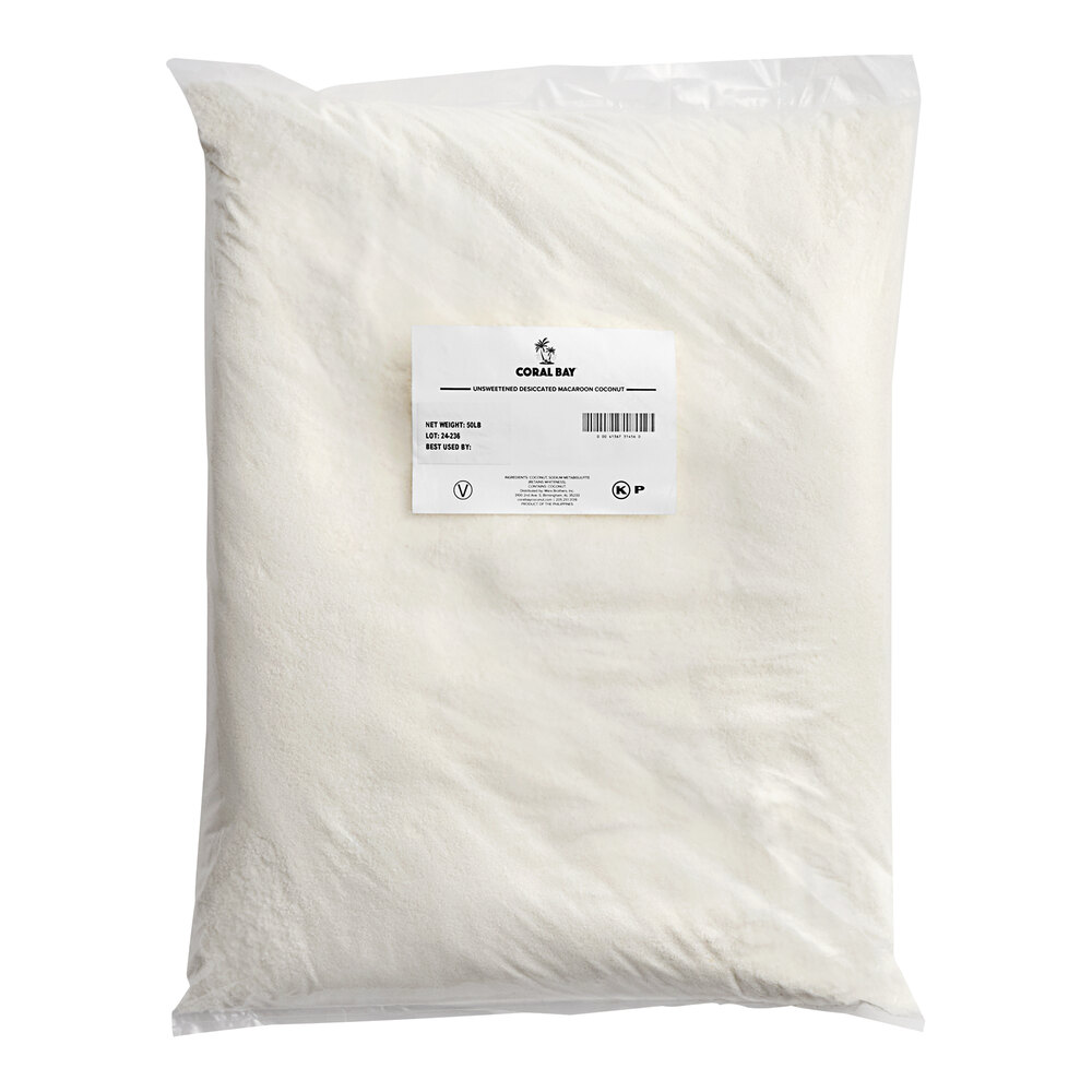 Coral Bay Unsweetened Coconut Macaroon 50 lb.