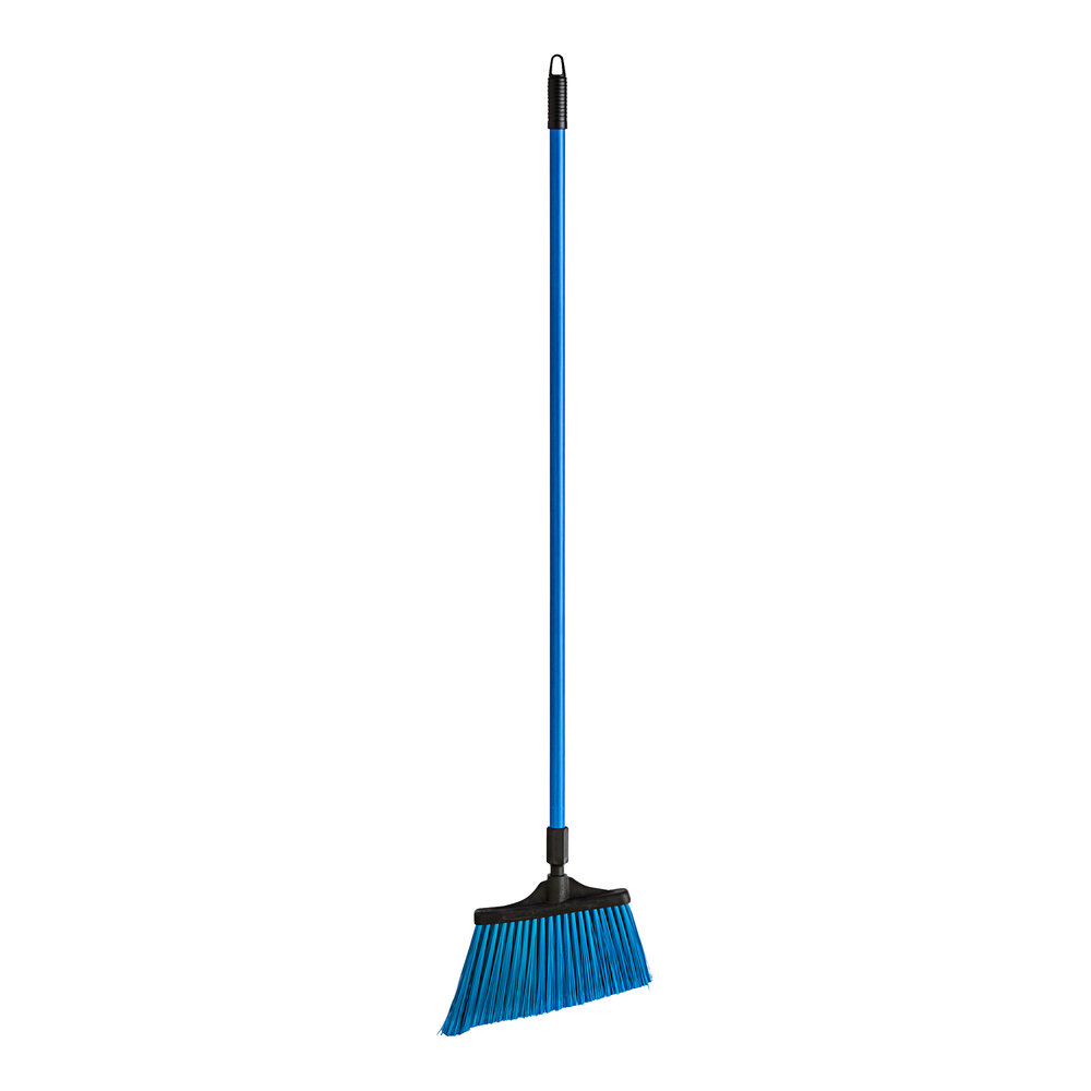 O-Cedar Commercial MaxiSweep 91370-12 13" Blue Angle Broom with Flagged ...
