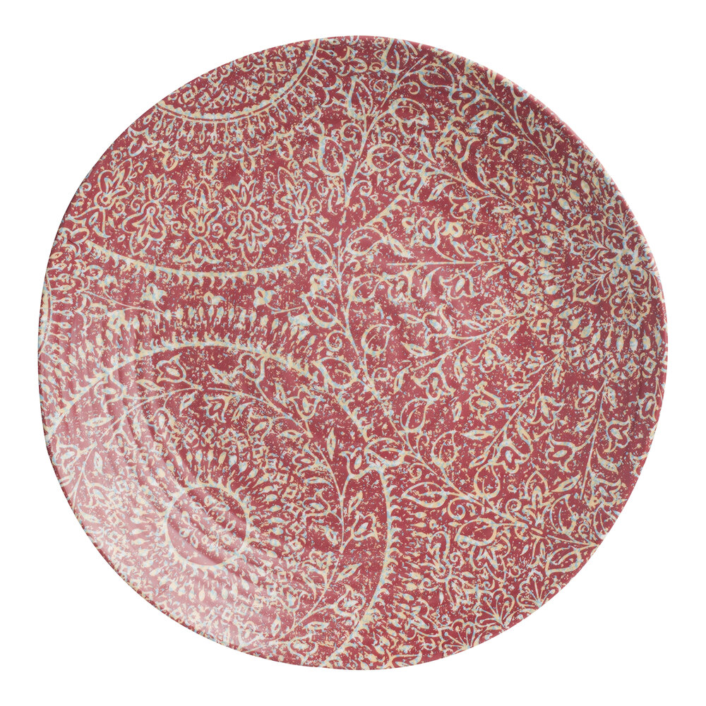 Creations from Steelite Solano 11" Melamine Rubine Plate - 12/Case