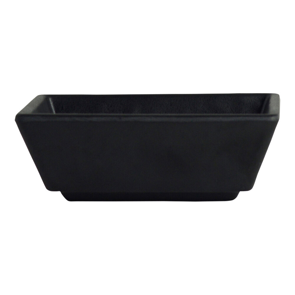 Creations Cali from Steelite International 2 oz. Black Melamine ...