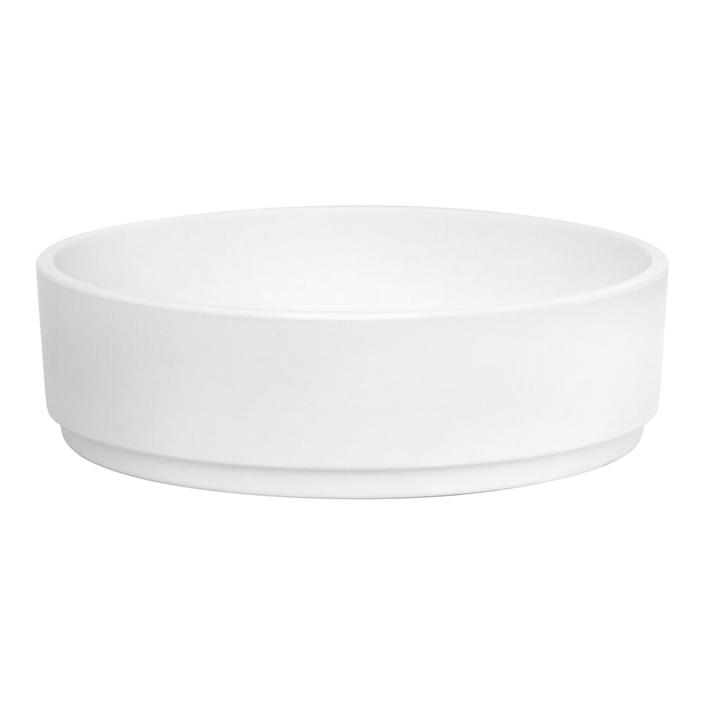 Creations Cali from Steelite International 20 oz. White Melamine Stack ...
