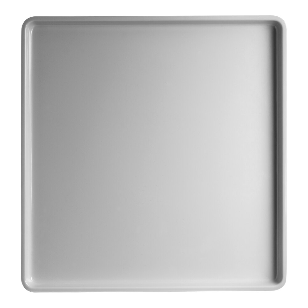 Creations Nu from Steelite International 10 1/2" x 10" Rectangular Gray ...