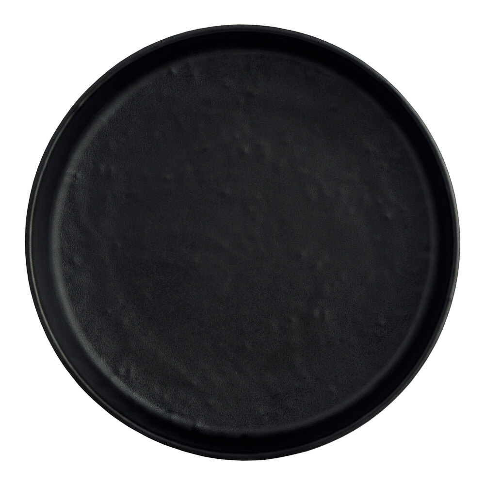 Creations Cali from Steelite International 6 1/2" Black Melamine Plate ...