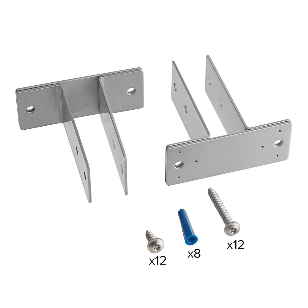 Hadrian Solutions 625429 Aluminum Mounting Brackets for HDPE Urinal ...