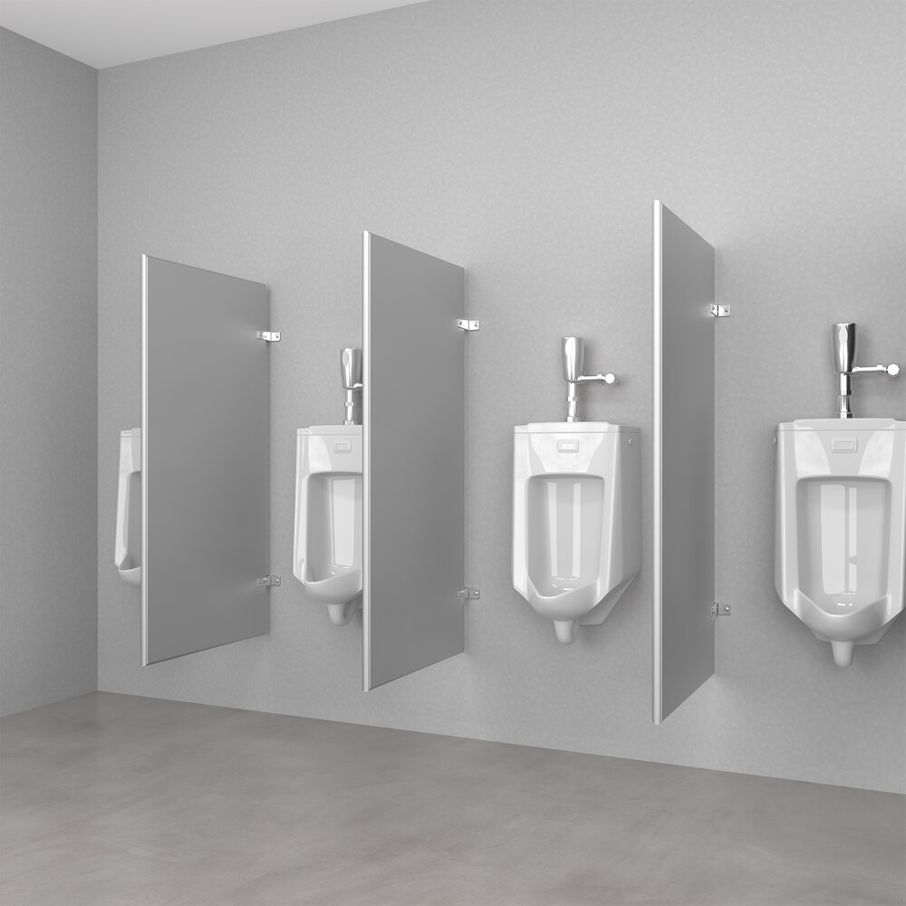 Hadrian Solutions 520118-535 18" x 48" Light Gray Powder-Coated Steel ...