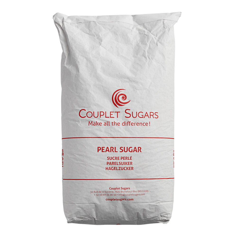Belgian Pearl Sugar in Bulk (55 lb.) - WebstaurantSTore