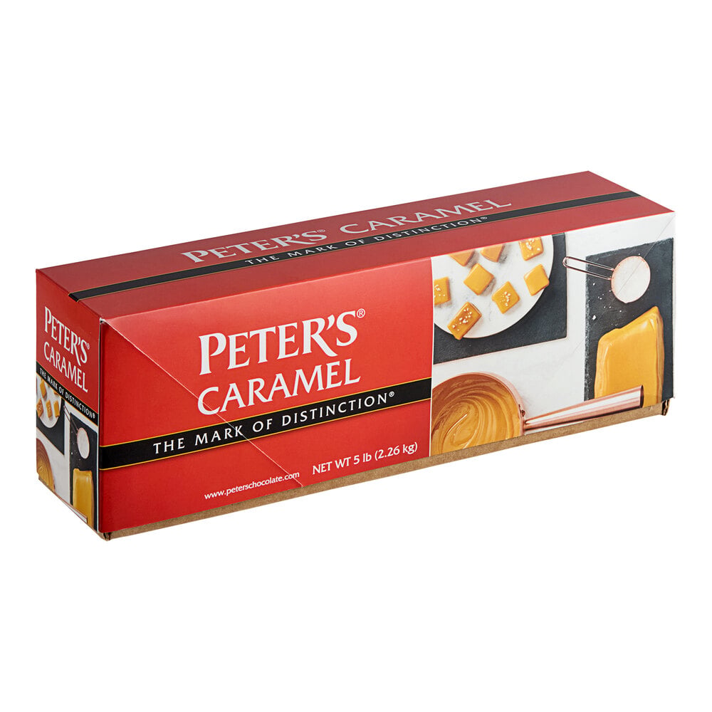 Peter's Chocolate Caramel Loaf 5 lb. - 6/Case