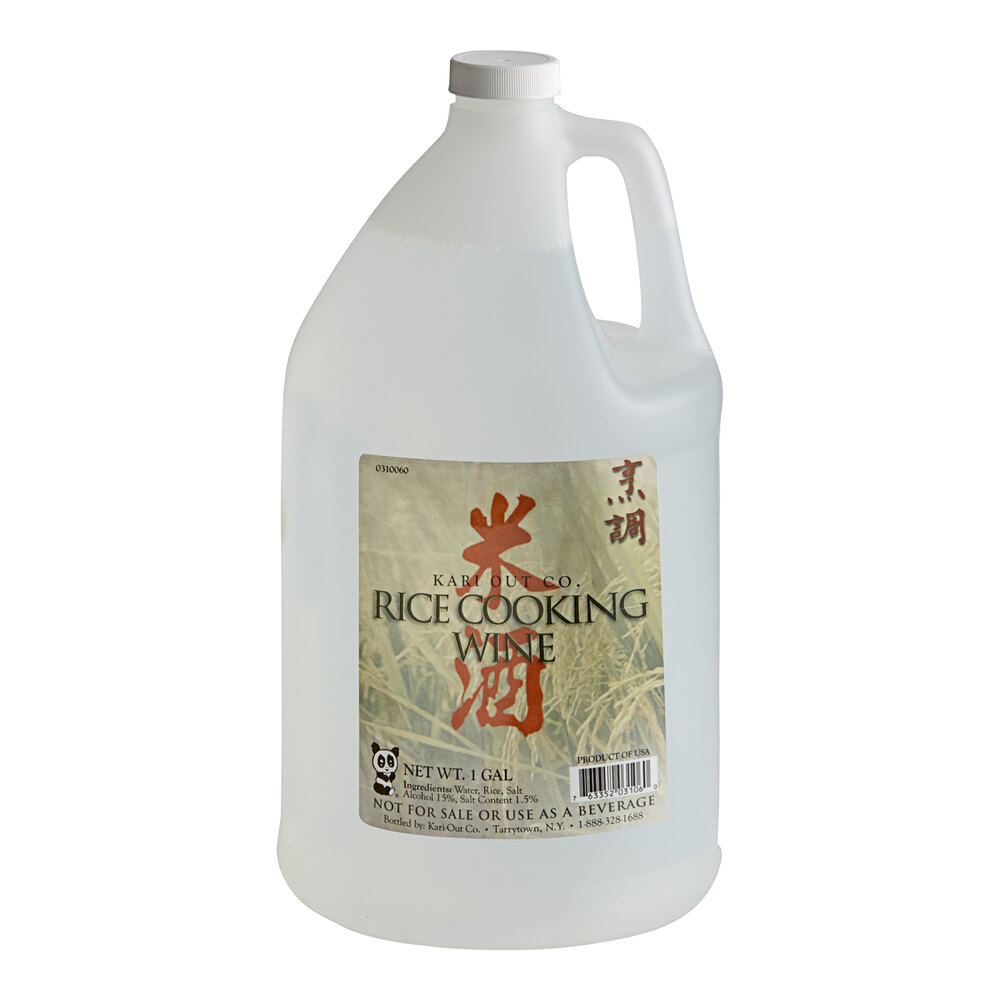 Kari-Out Company Rice Cooking Wine 1 Gallon - 4/Case