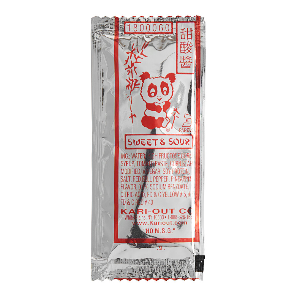 Kari-Out Company Sweet and Sour Sauce 10 Gram Packet - 450/Case