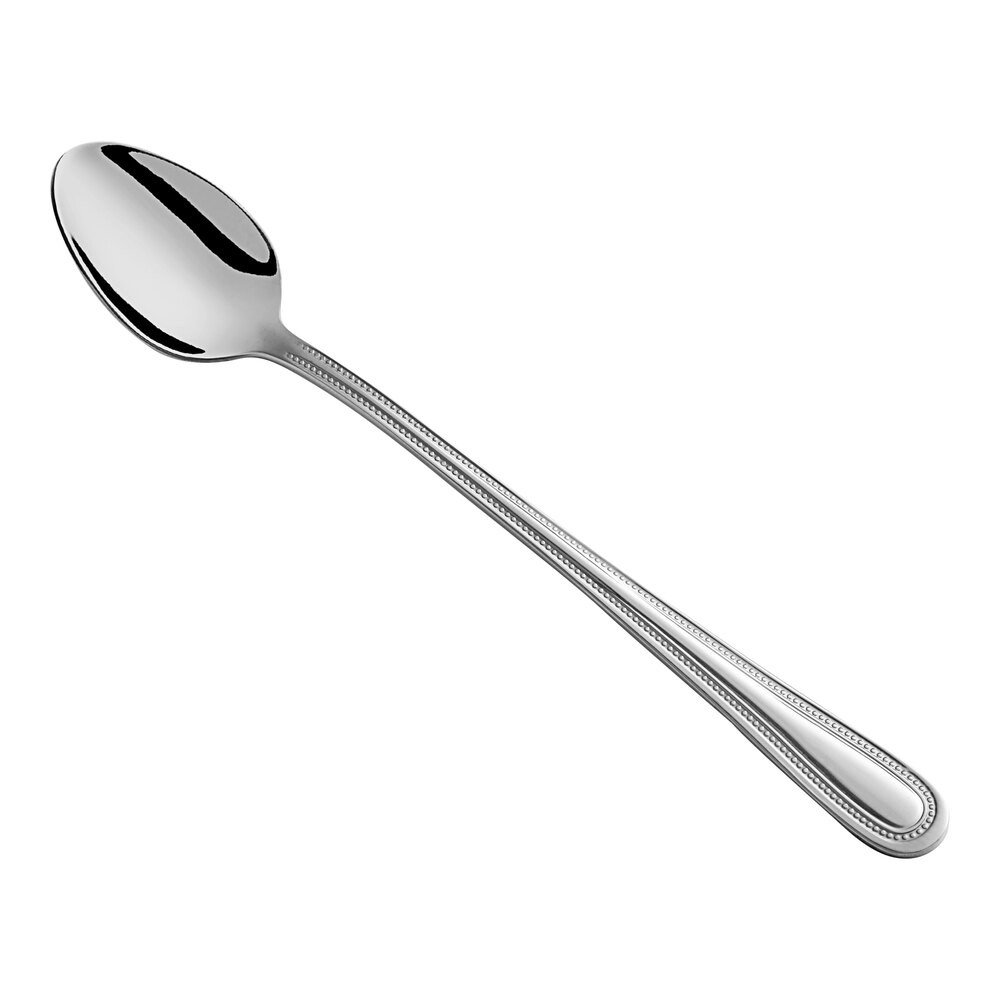 Choice Milton 7 7/16" 18/0 Stainless Steel Medium Weight Iced Tea Spoon ...