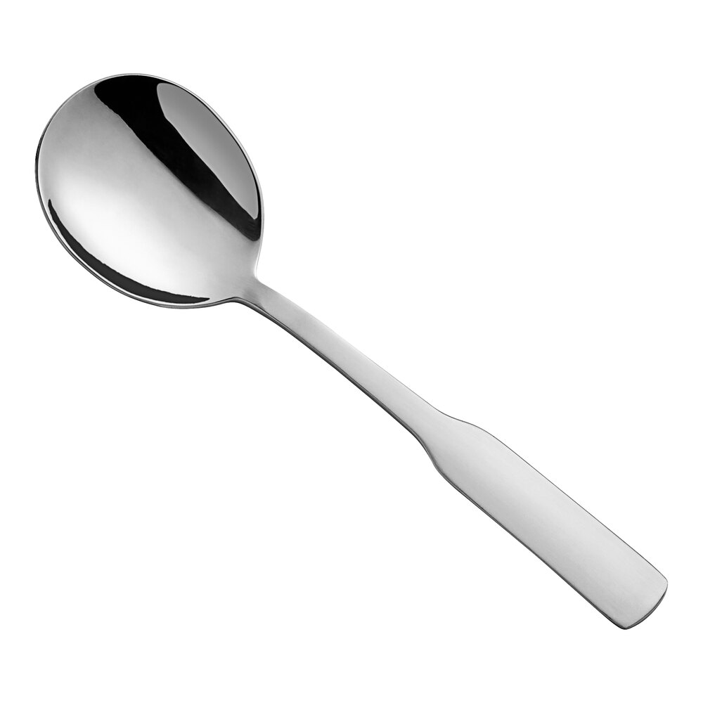 Choice Bellwood 6 1/8" 18/0 Stainless Steel Medium Weight Bouillon ...