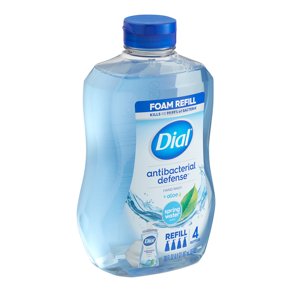 Dial Antibacterial Defense DIA35087 30 fl. oz. Spring Water Foaming ...