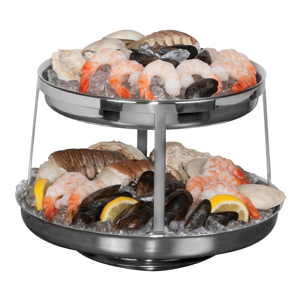 Williamsburg Metalworks by Steelite International 9" 2-Tier Stainless ...