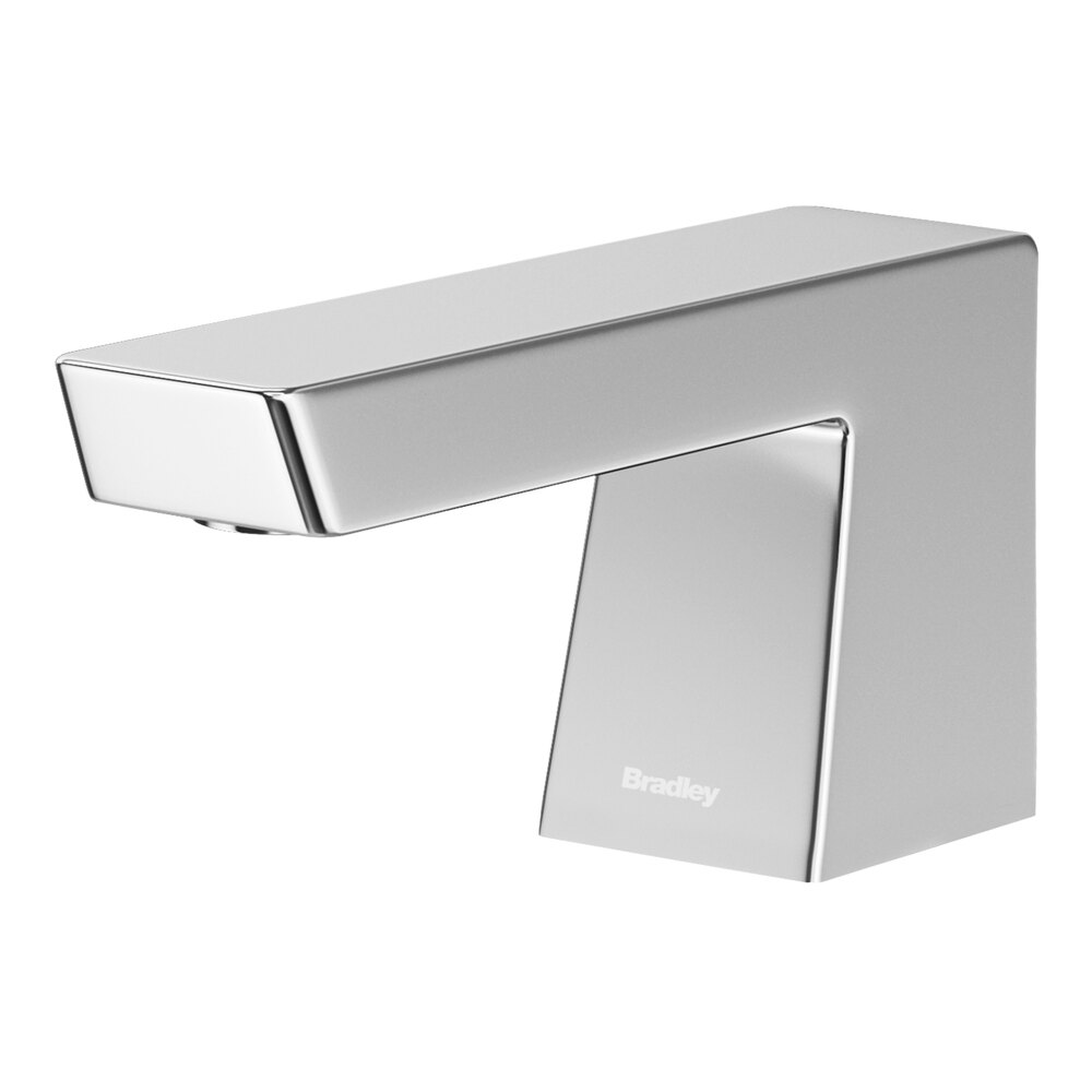 Bradley Verge Zen 6-3700-RFT-PC Polished Chrome Deck-Mounted Automatic ...