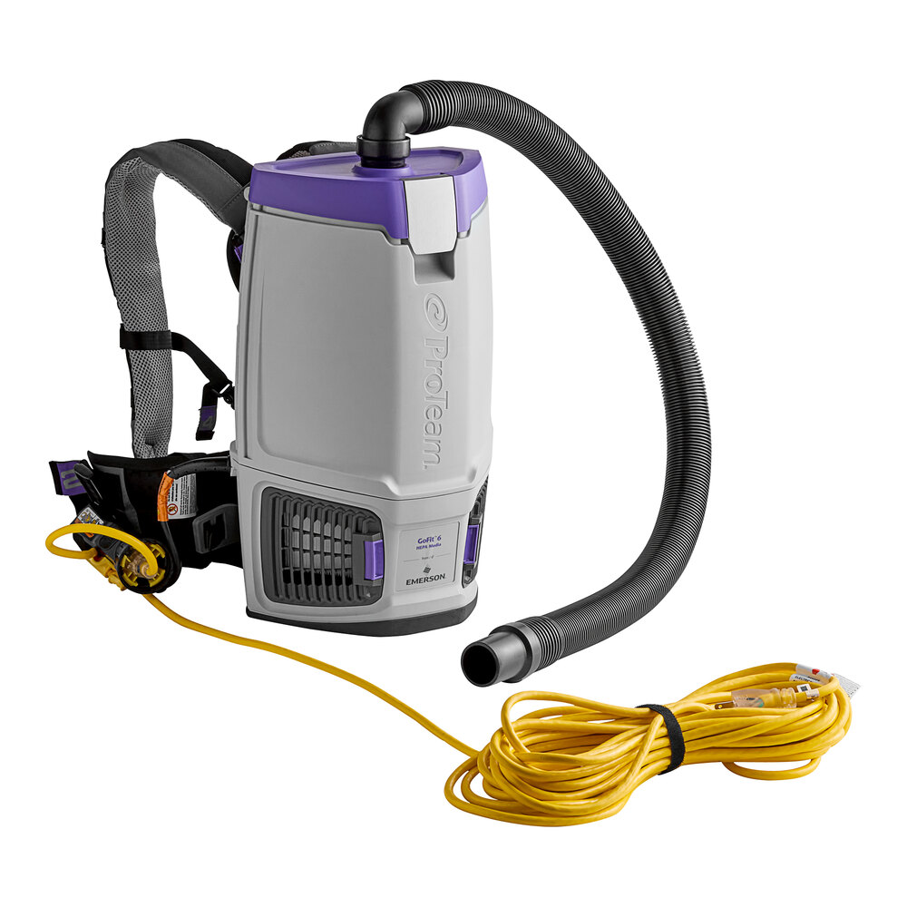 ProTeam GoFit® 6 107700 6 Qt. Backpack Vacuum with 106820 15 ...