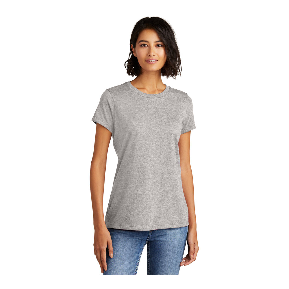 District Very Important Tee DT6002 Women's Customizable Light Heather ...