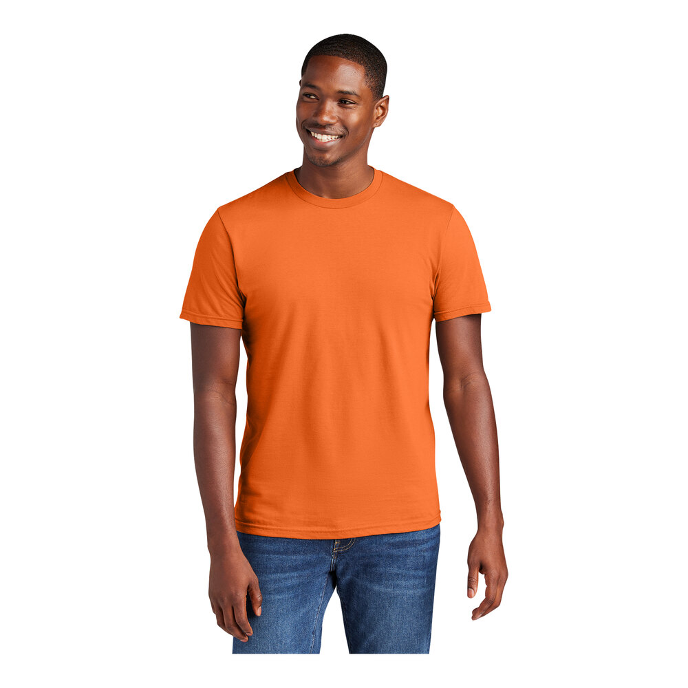 District Very Important Tee DT6000 Unisex Customizable Orange Short ...