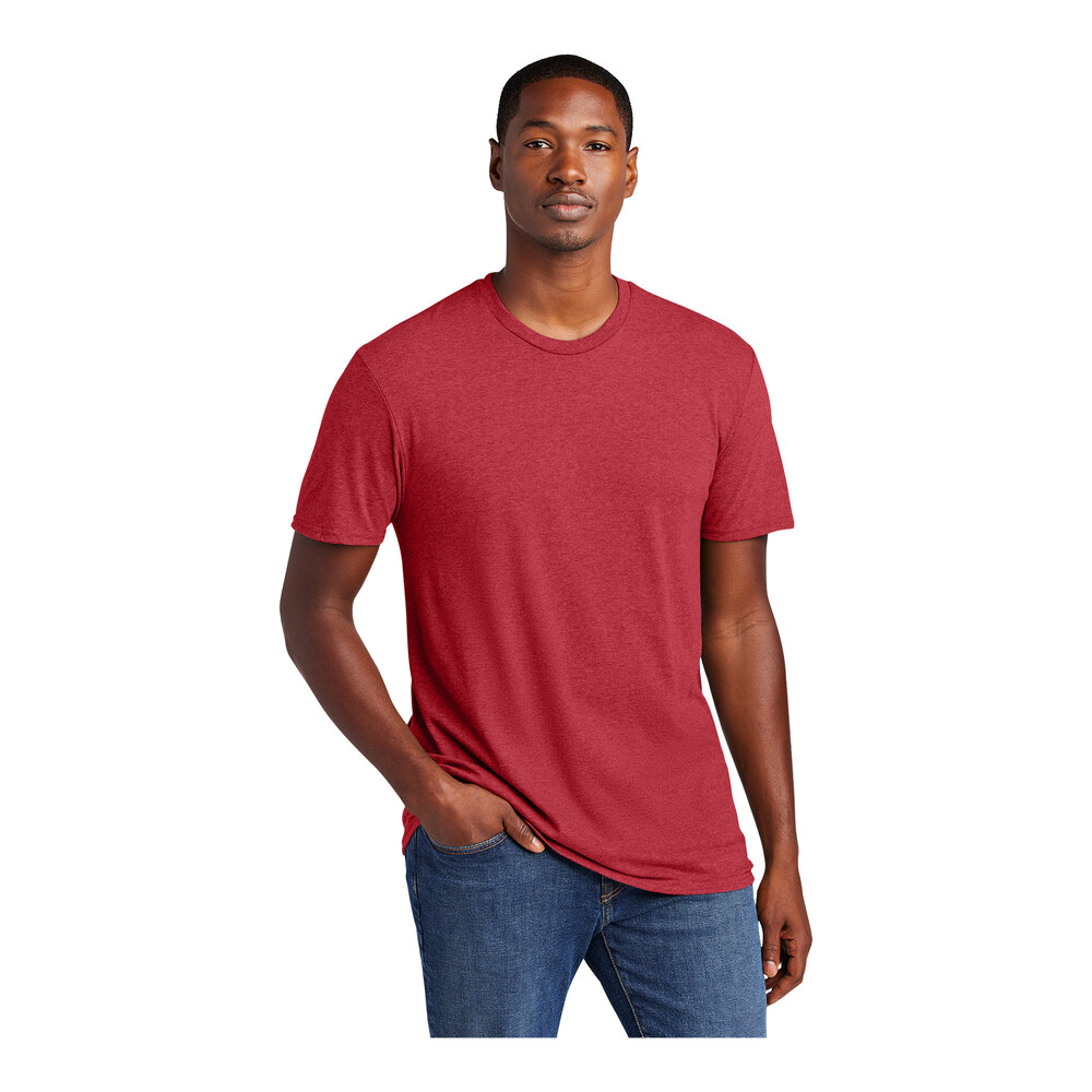 District Very Important Tee® DT6000 Unisex Customizable Heathered Red ...