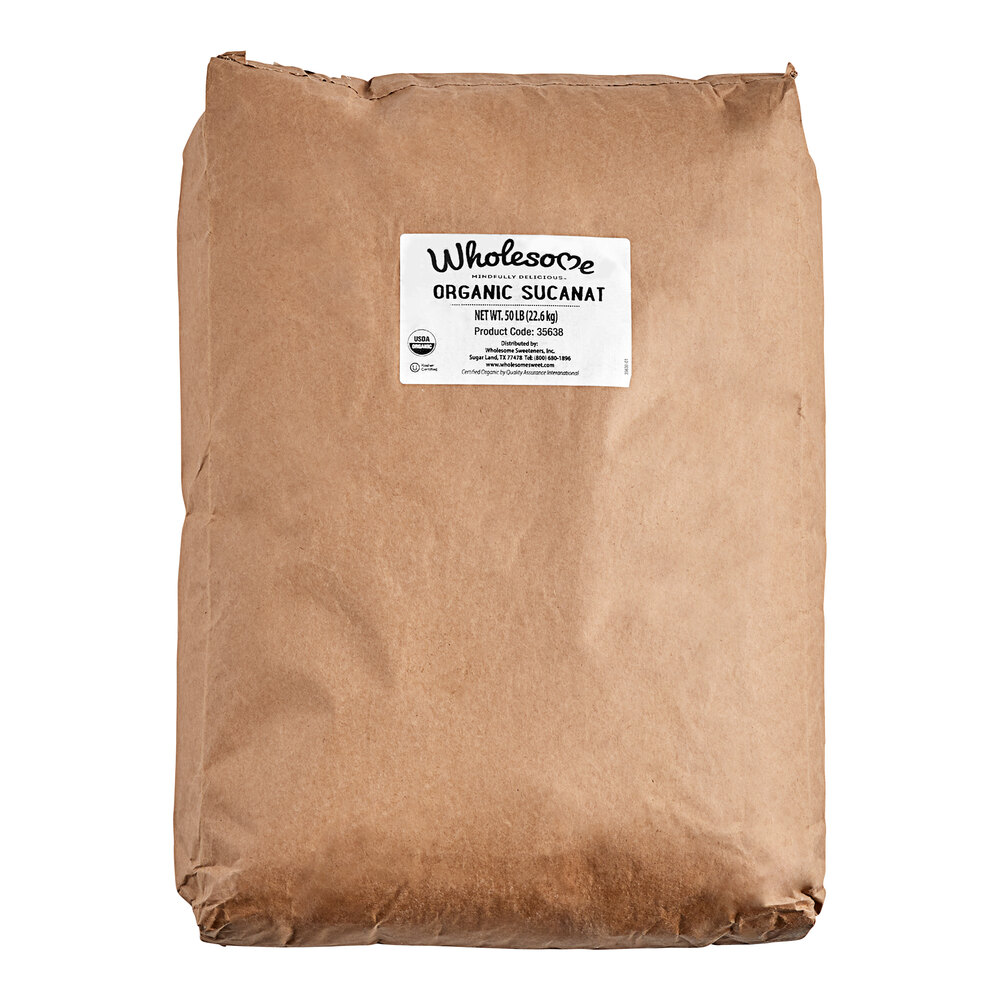 Wholesome Sweeteners Organic Sucanat® Sugar 50 lb.