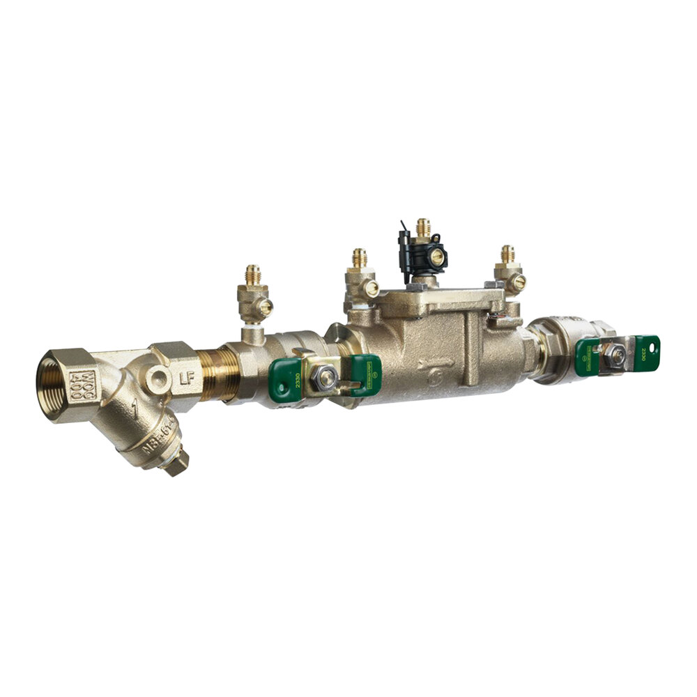 Watts T122609 LF007M1-QT-S-FZ 1" Double Check Valve Backflow Preventer ...