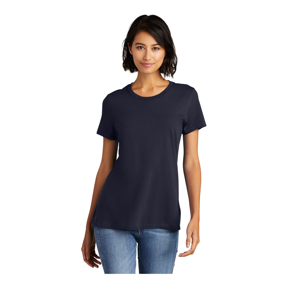 District Very Important Tee DT6002 Women's Customizable New Navy Short ...