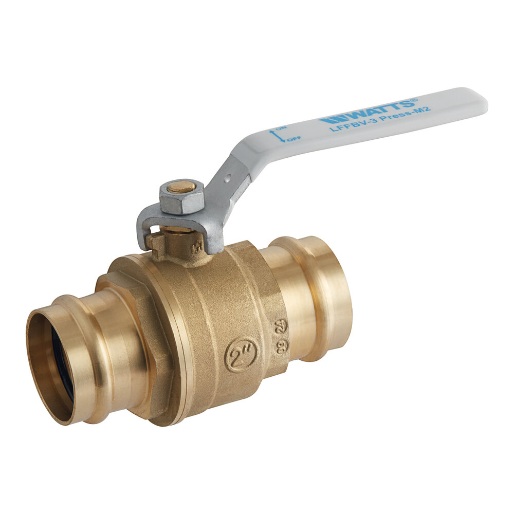 Watts 88005498 LFFBV-3-PRESS-M2 2" Full Port Brass Ball Valve with ...