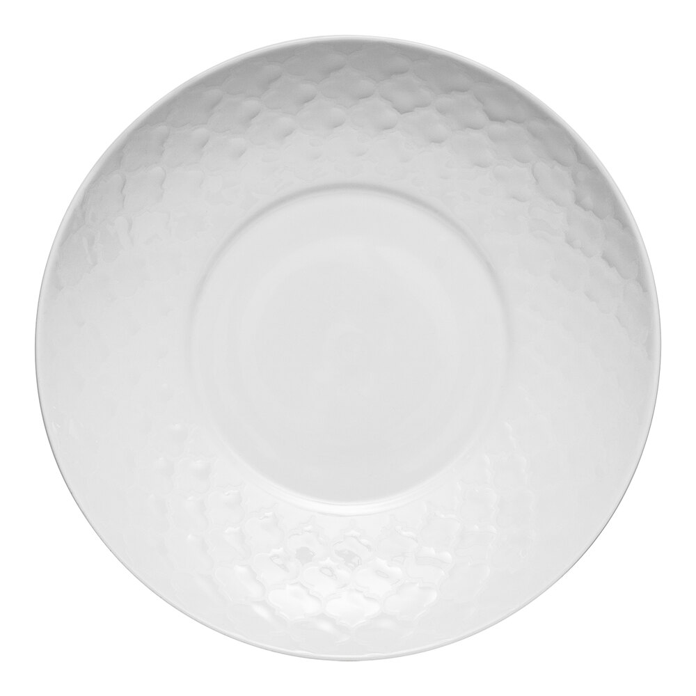 Libbey Samira 8 7/8" White Deep Coupe Plate - 12/Case